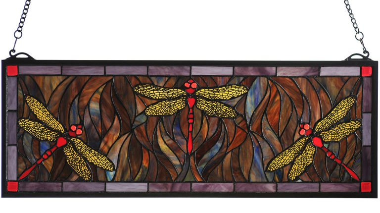 Beached Canoe Guideboat | Stained Glass Window | Art & Home