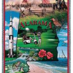 Alabama | Tapestry Blanket | 54" x 70" | Art & Home