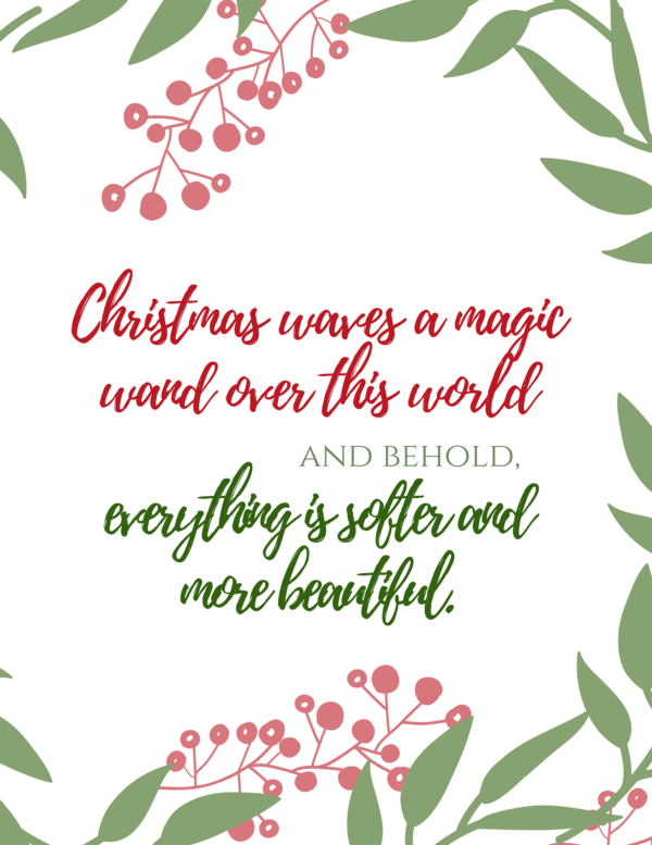 Your Favorite Christmas Quotes, Printable! | Art & Home