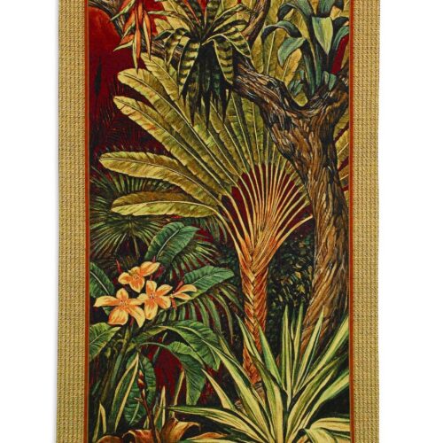 Bali Garden II | Tropical Botanical Tapestry | Art & Home